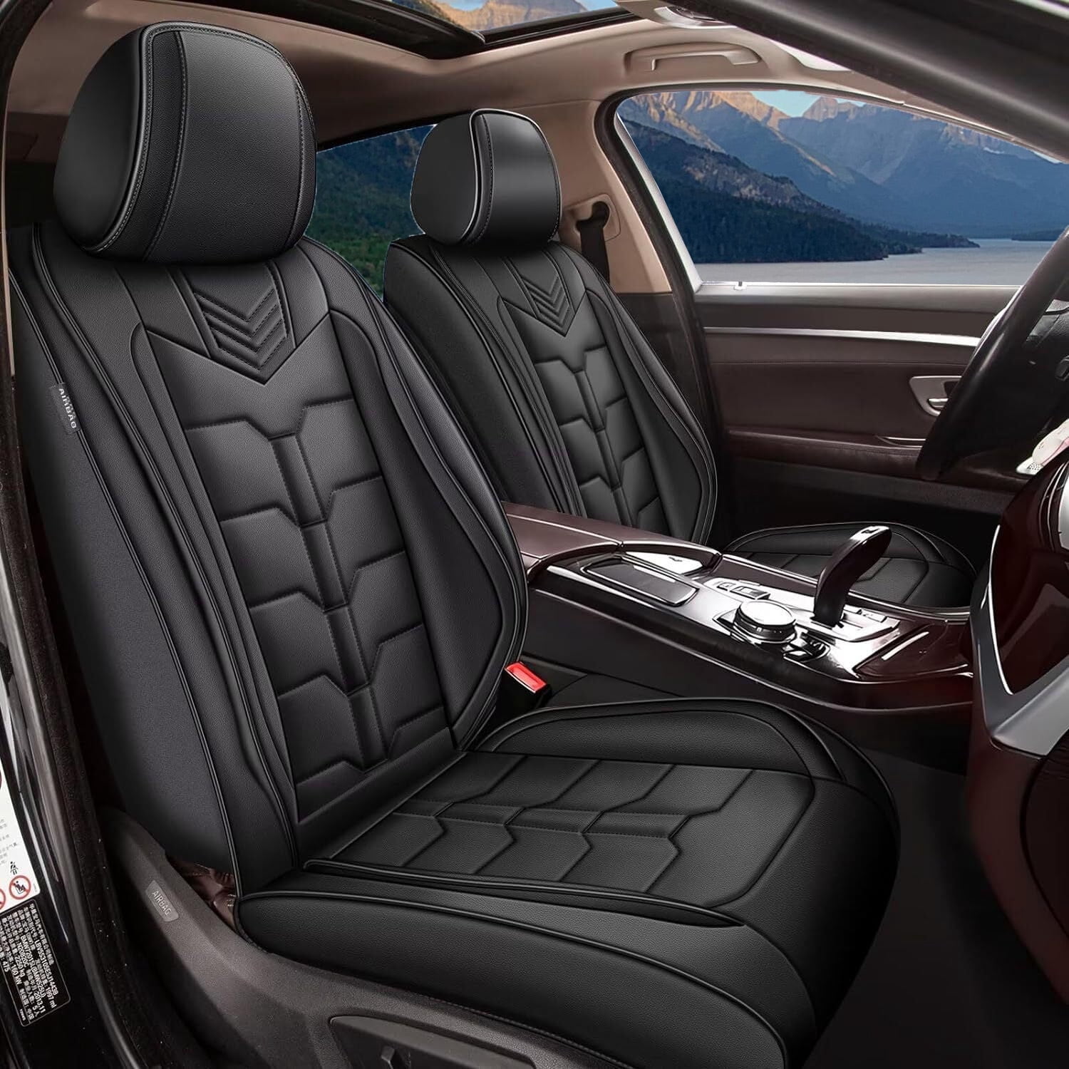 Seat Covers for Nissan Maxima 2011-2025 :Premium Waterproof leather Car ...