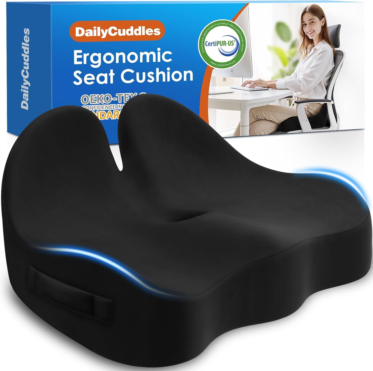 Seat Cushion, Chair Cushions for Office Chairs/Desk Seats/Wheelchair ...