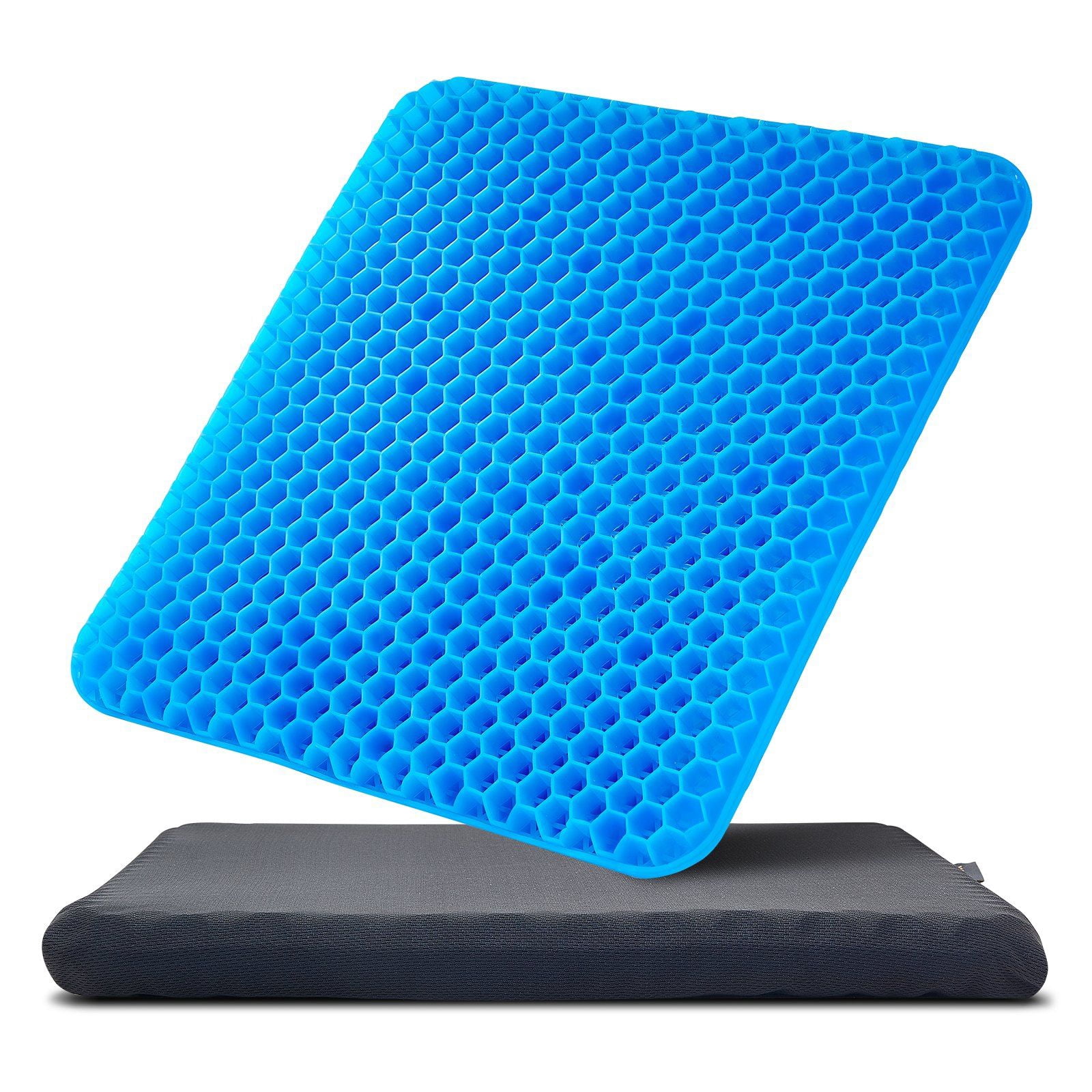Seat Cushion Cooling Gel Seat Chair Cushion for Hips Back Pressure ...