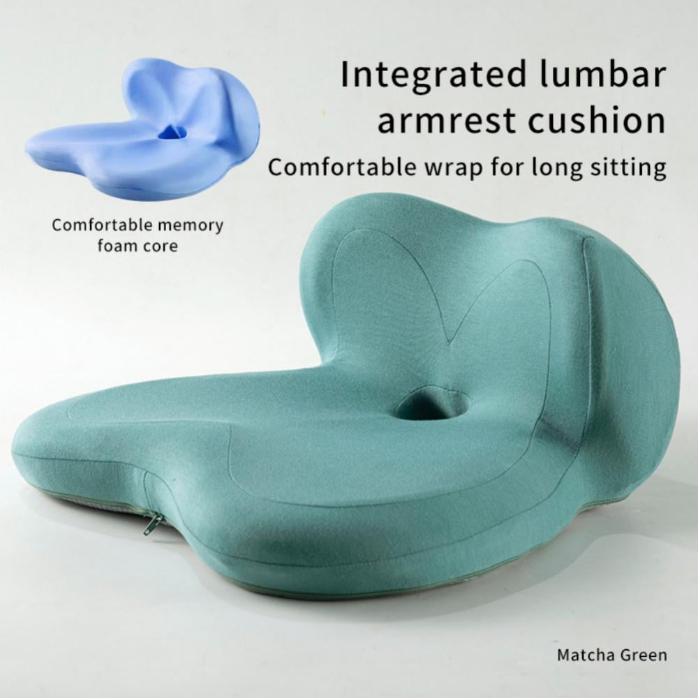 Seat Cushion，Memory Foam Cushion with Carry Non Slip Bottom - Pain ...