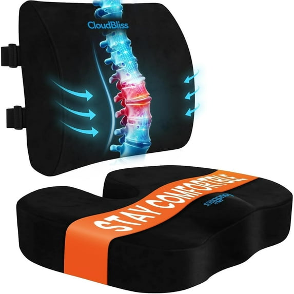 Seat Cushion,Office Chair Cushion,Car Cushions,Lumbar Support Pillow ...