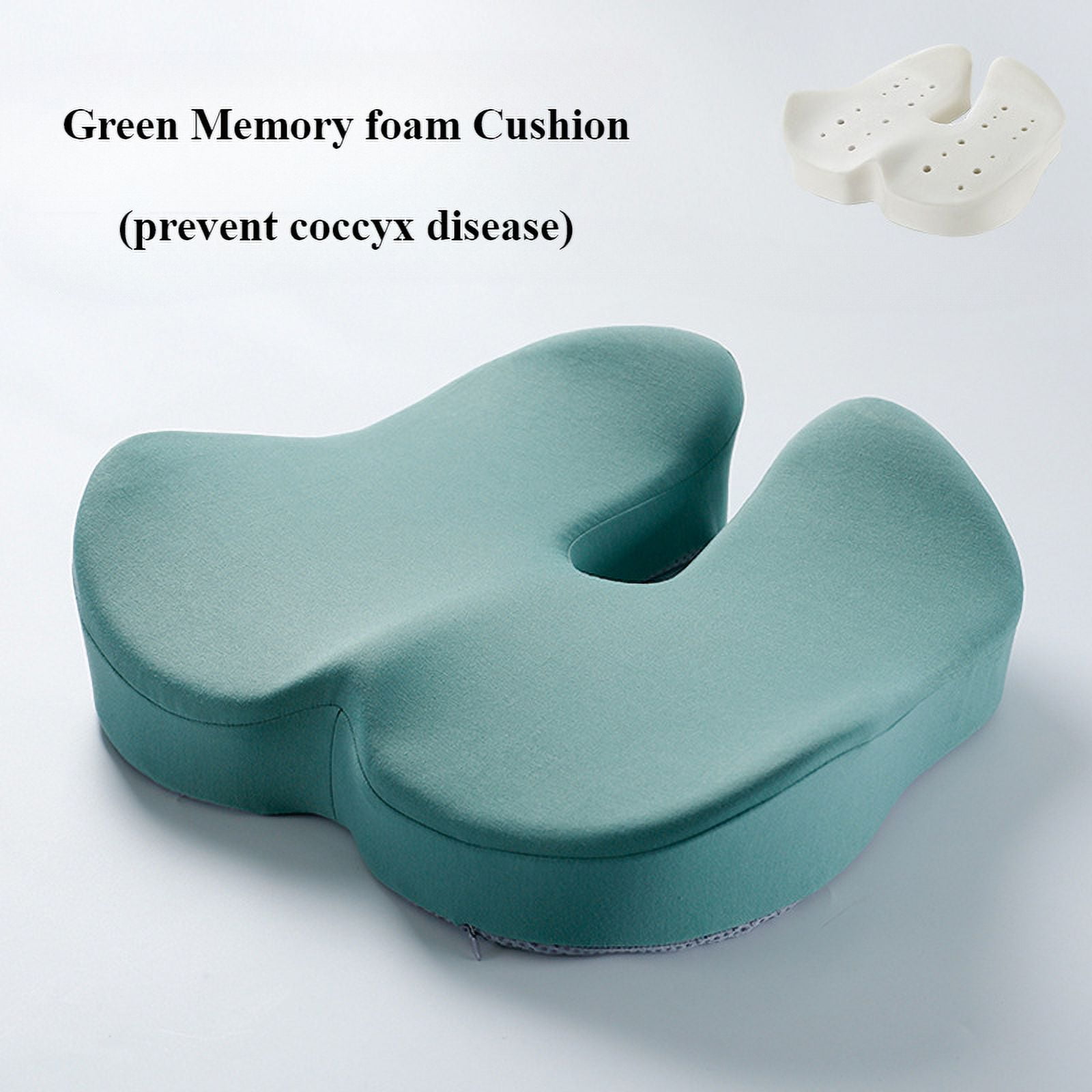 Seat Cushion for Office Chairs, Memory Foam Chair Cushion for Sciatica ...