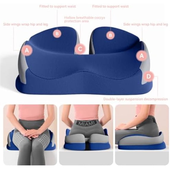 Seat Cushions for Office Chairs Wheelchair Cushion for Long Sitting ...