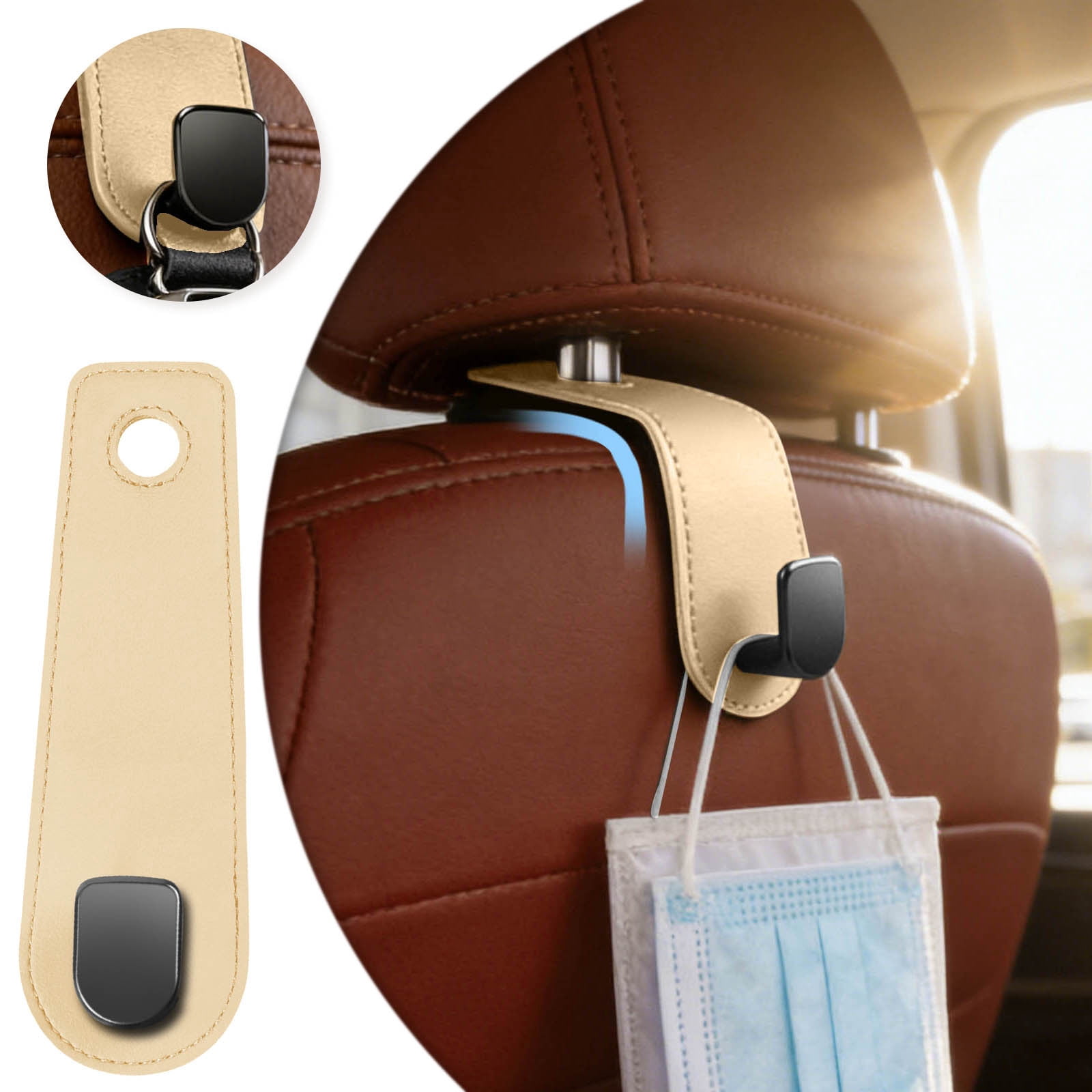 Seat Hooks for Headrest Heavy Duty organizer Automotive Seat Back Hook ...
