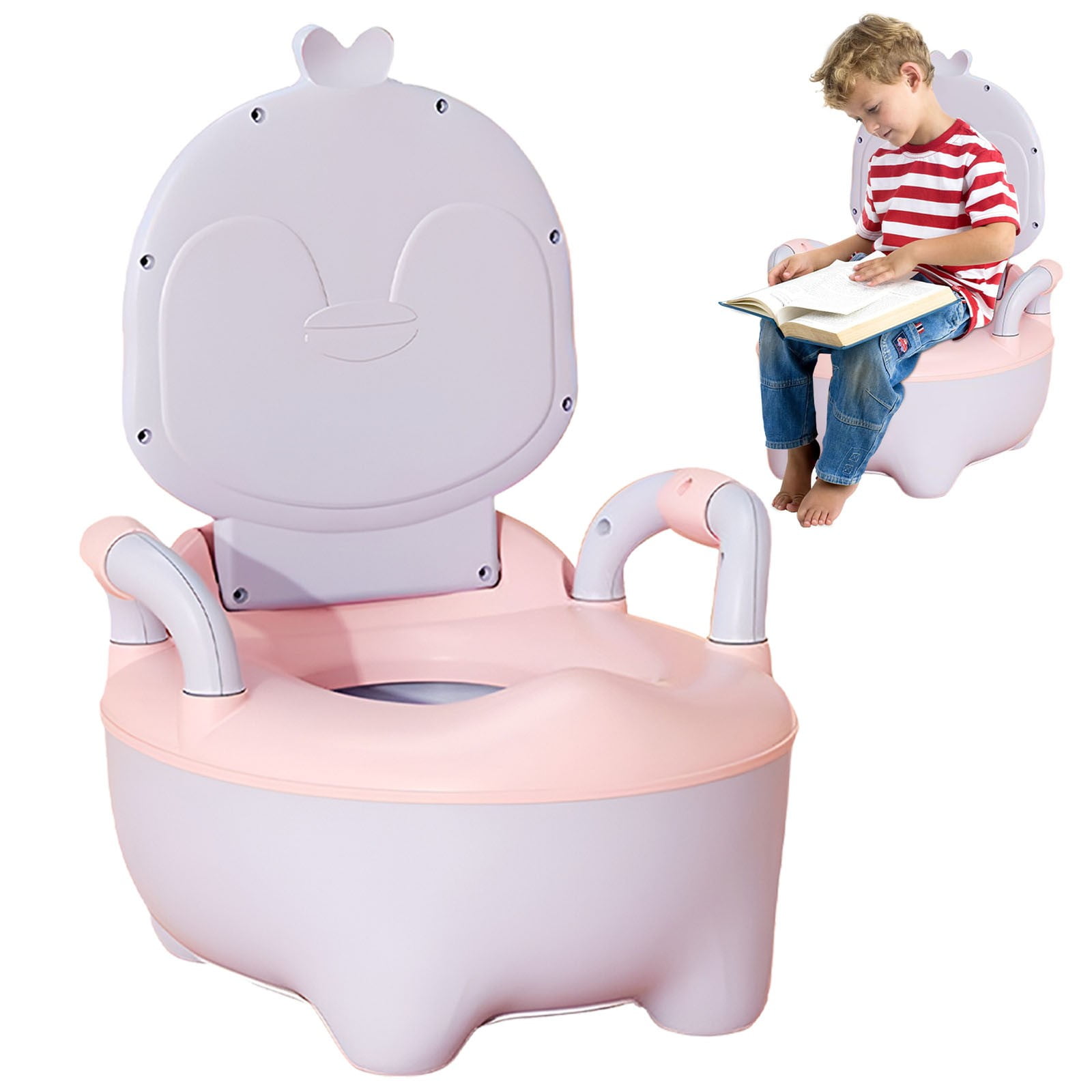 Seat Non Slip Penguin Potty For Kids | Portable Child Commode ...