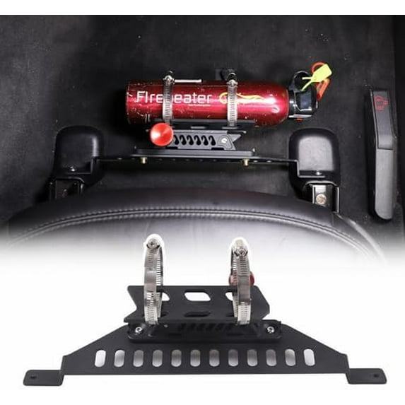 Under Seat Quick Release Roll Bar Fire Extinguisher Mount Bracket ...