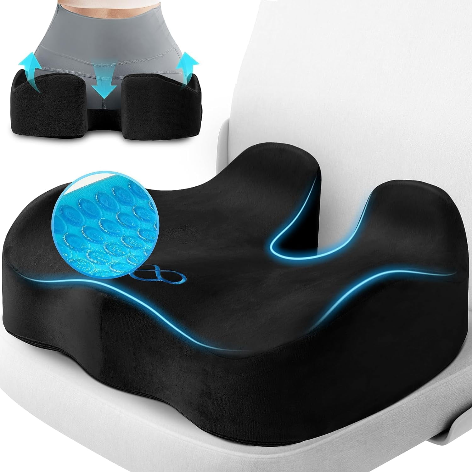 Seat n, Gel Chair ns, Office Chair ns, Anti-Slip Bottom & Removable ...