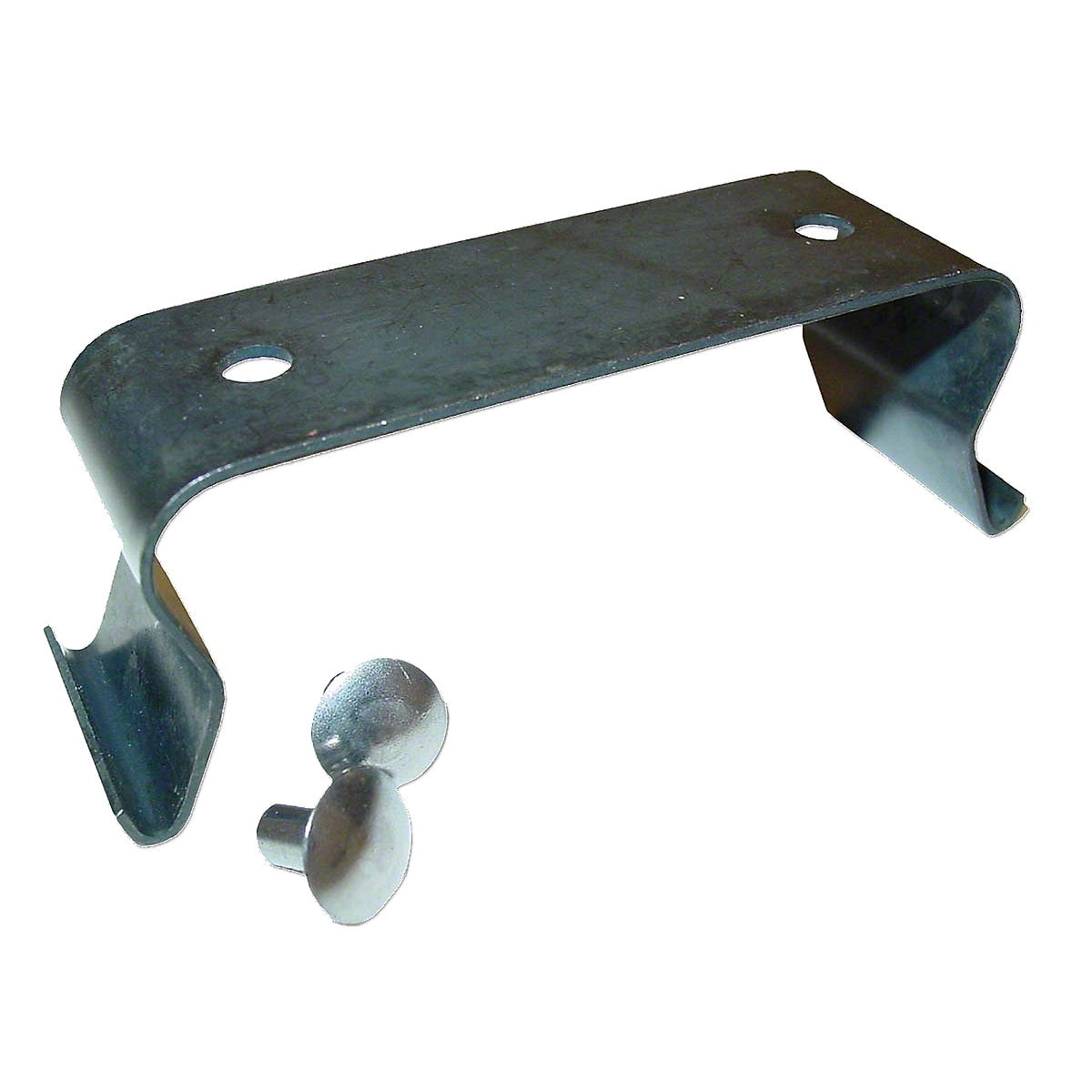 Seat to Spring Retaining Clip w/ Rivets (For original 3" wide seat ...