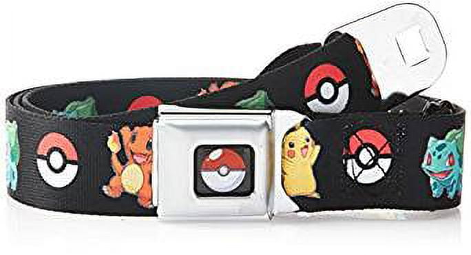 Seatbelt Belt - Pokemon - V.6 Adj 24-38' Mesh New pka-wpk047 - Walmart.com