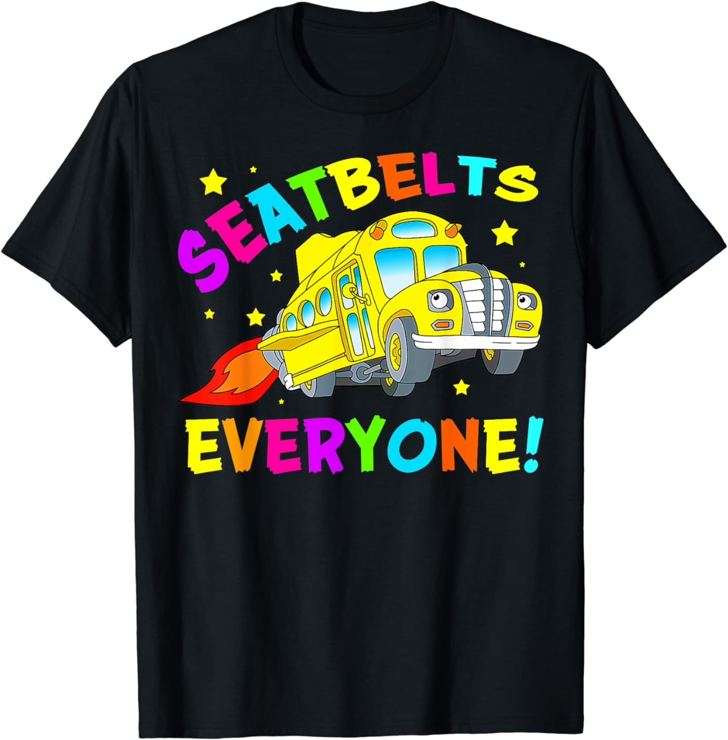 Seatbelts Everyone Magic School Bus Driver Halloween Costume T-Shirt ...