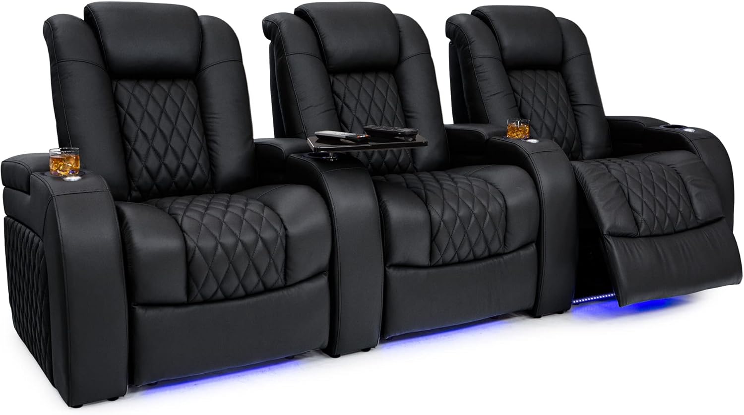 Seatcraft Virtuoso Home Theater Seating, Living Room, Heat & Massage ...
