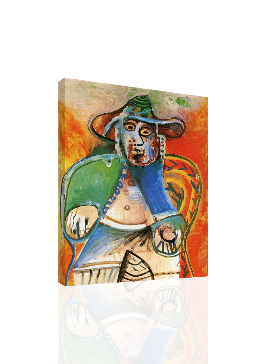 "Seated Old Man, Picasso - CANVAS or PRINT WALL ART" - Walmart.com