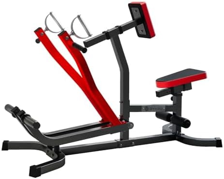 Seated Row Machine, Plate Loaded Back Machines with Independent Arms ...
