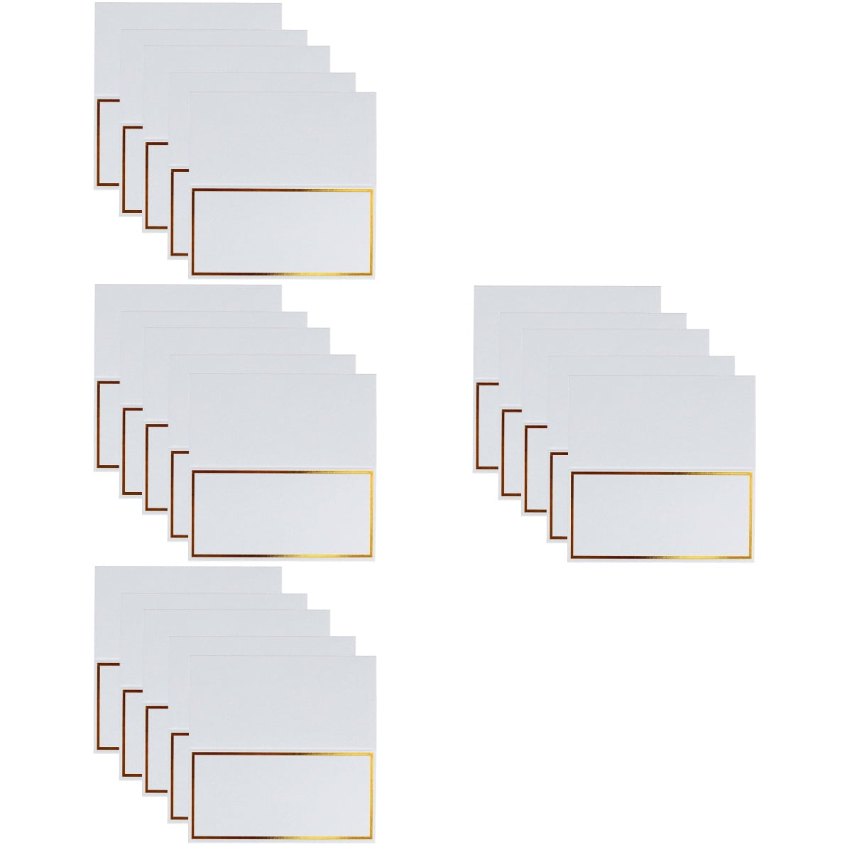 Seating Chart for Wedding Reception Gold Foil Blank Cards Business ...