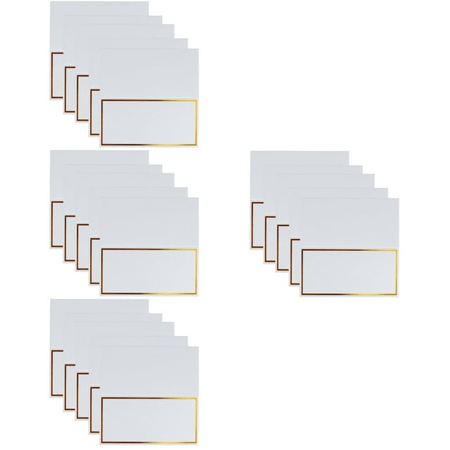 Seating Chart for Wedding Reception Gold Foil Blank Cards Business ...