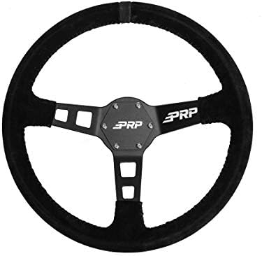 Seats Deep Dish Steering Wheel with Suede Grip for Off-Road Racing ...