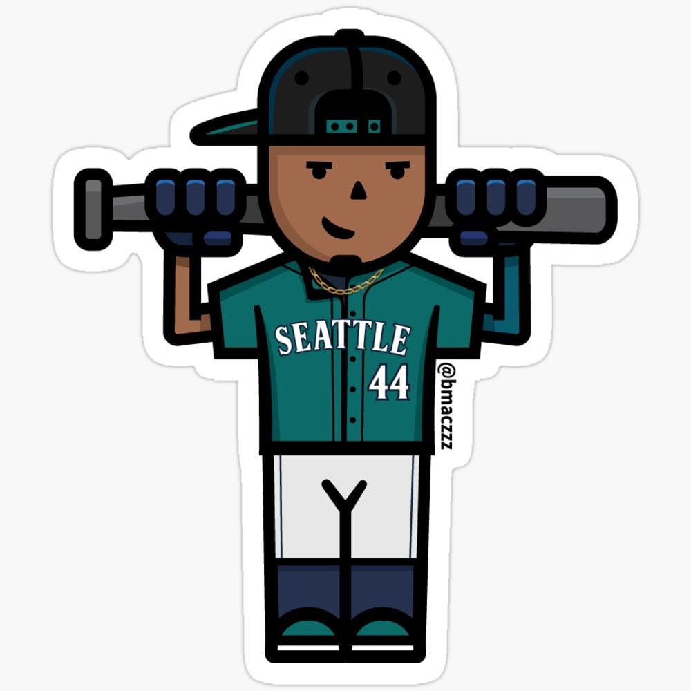 Seattle #44 Sticker Baseball Sticker, Football Sticker, Basketball ...
