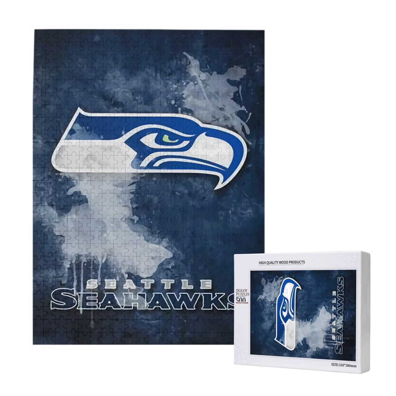 Seattle Adult Wooden Jigsaw Puzzle (Colorful Box) - 500 Pieces ...