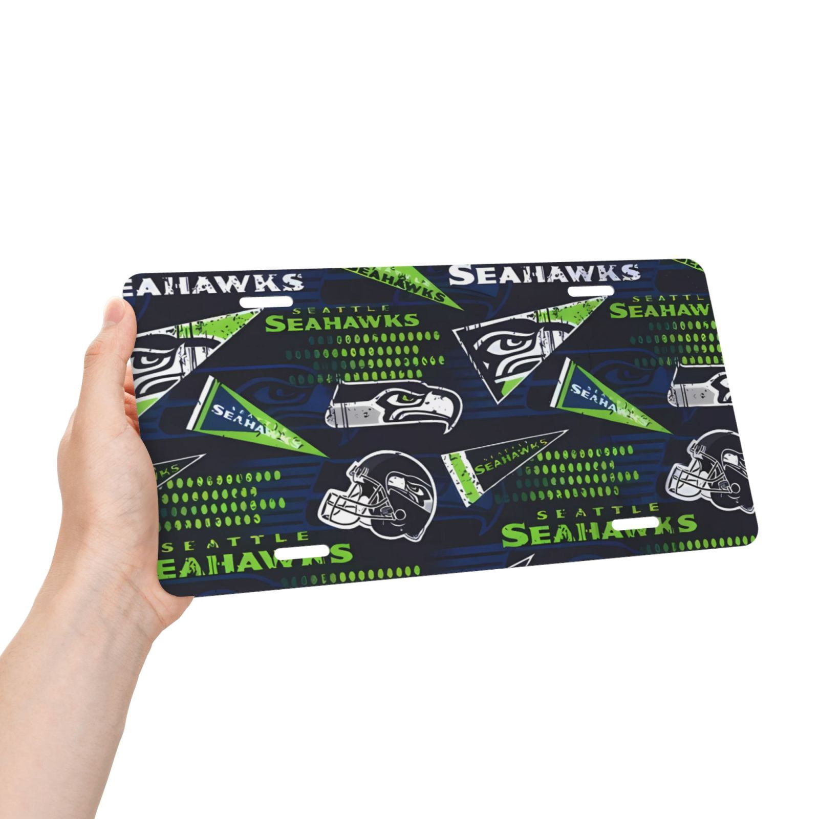 Seattle Aluminum America Football License Plate 6" X 12" - Team ...