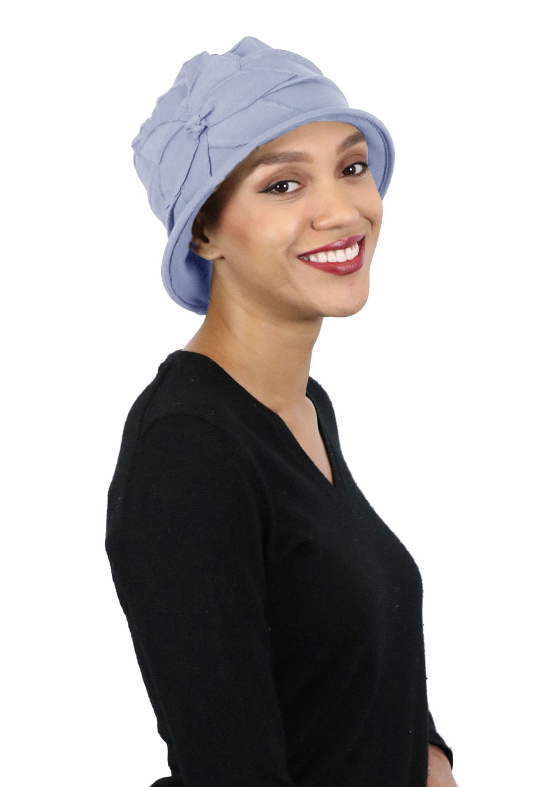 Seattle Chic Combed Cotton Cloche Hat for Women (Periwinkle) - Walmart.com