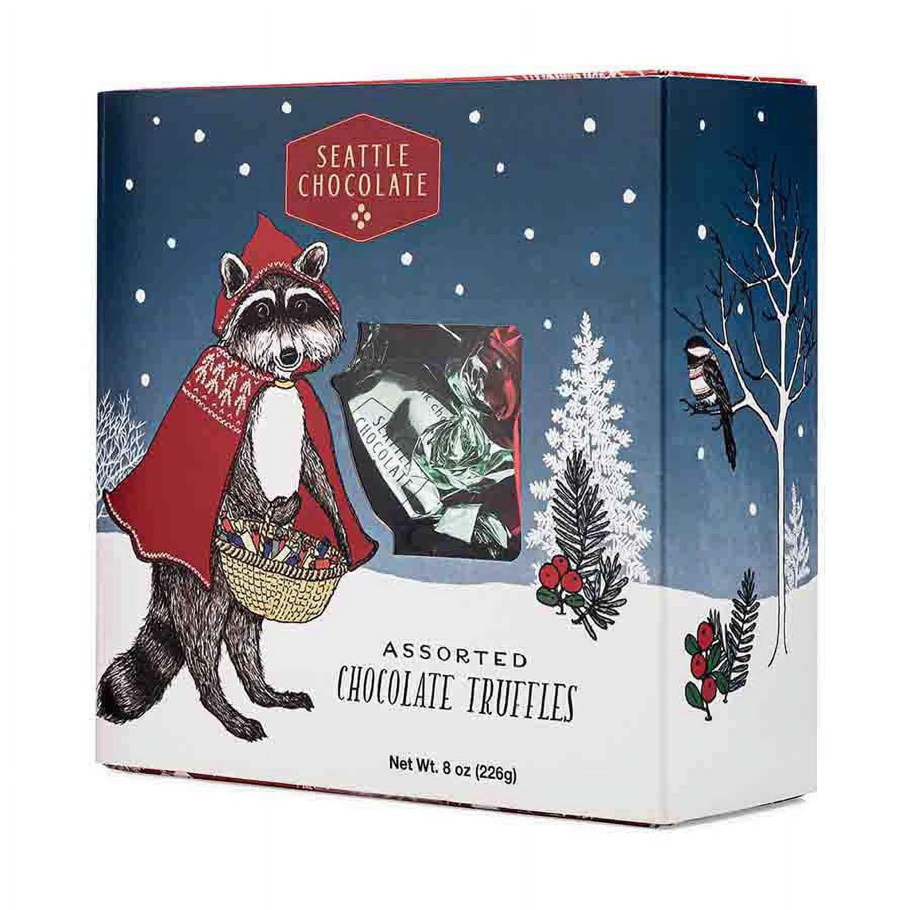 Seattle Chocolate Woodland Raccoon Truffle Gift Box 8 oz - Walmart.com