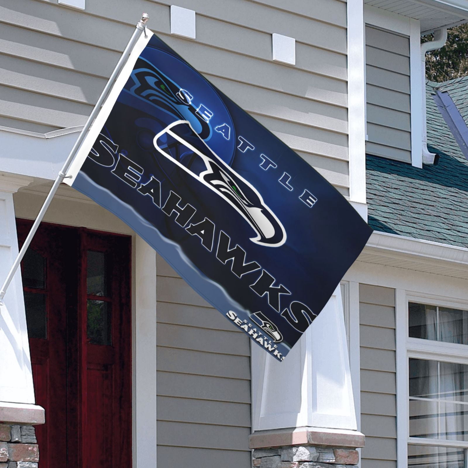 Seattle City Football team flag double-sided 3x5ft flags patio ...