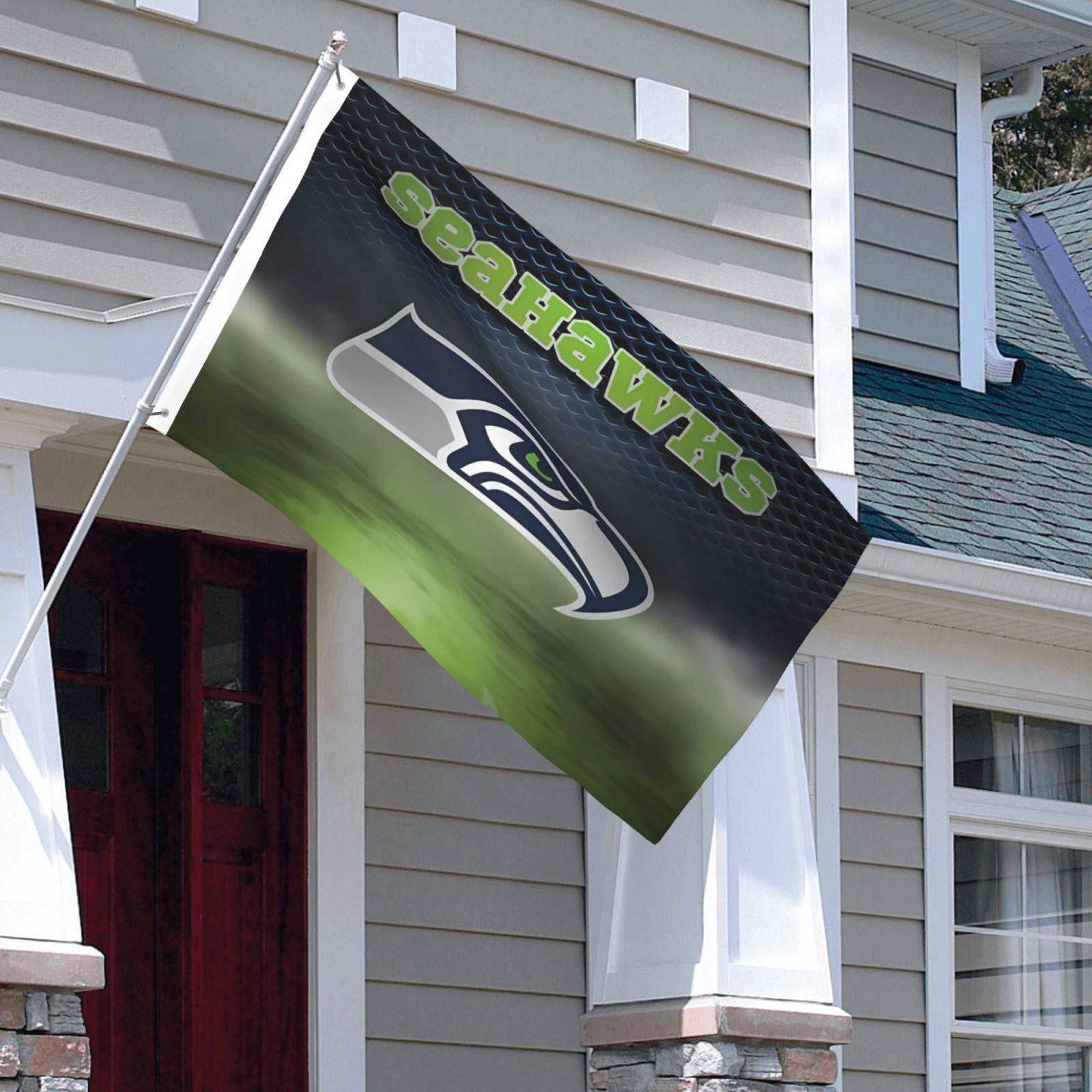 Seattle City Football team flag double-sided 3x5ft flags patio ...