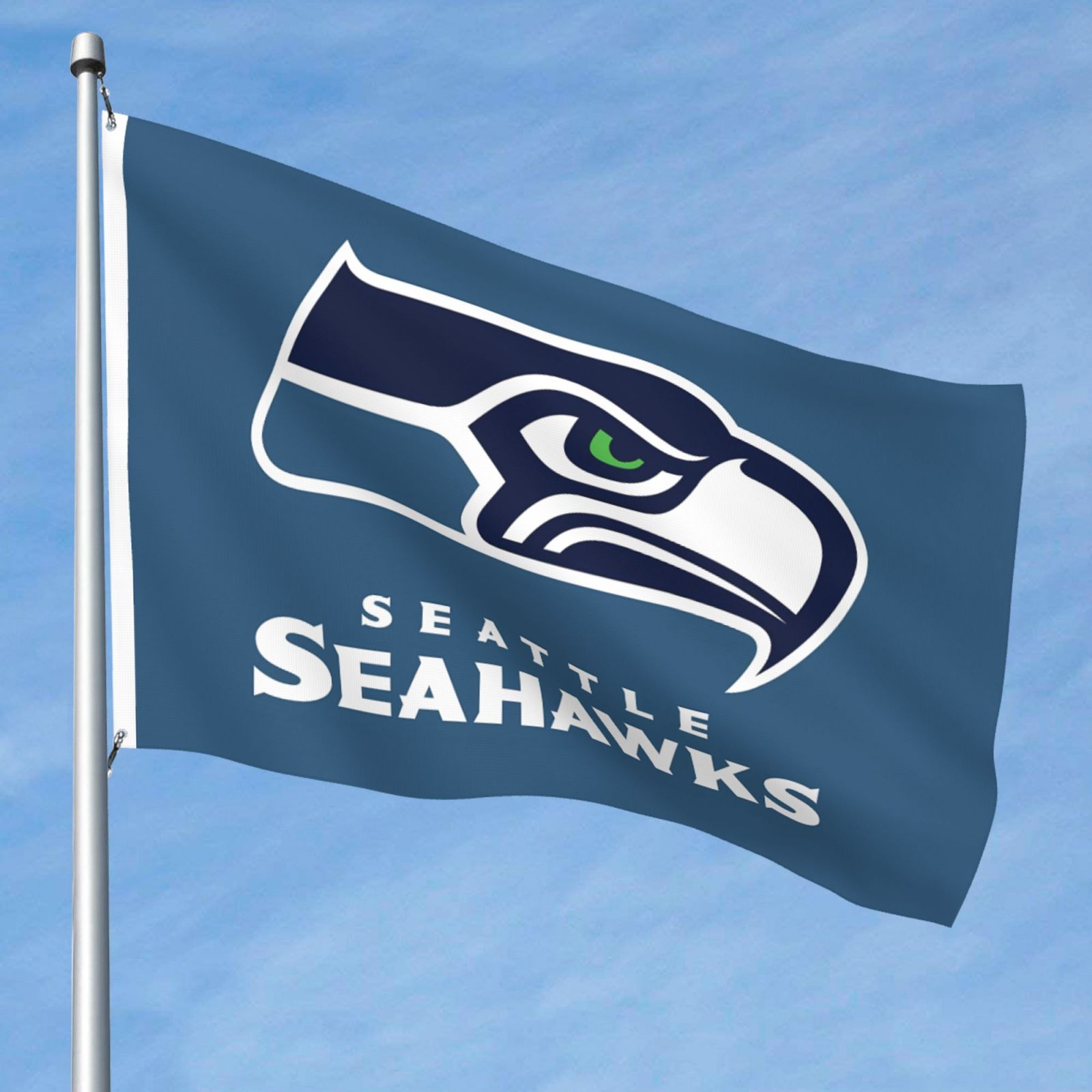 Seattle City Football team flag double-sided 5x8ft flags patio ...