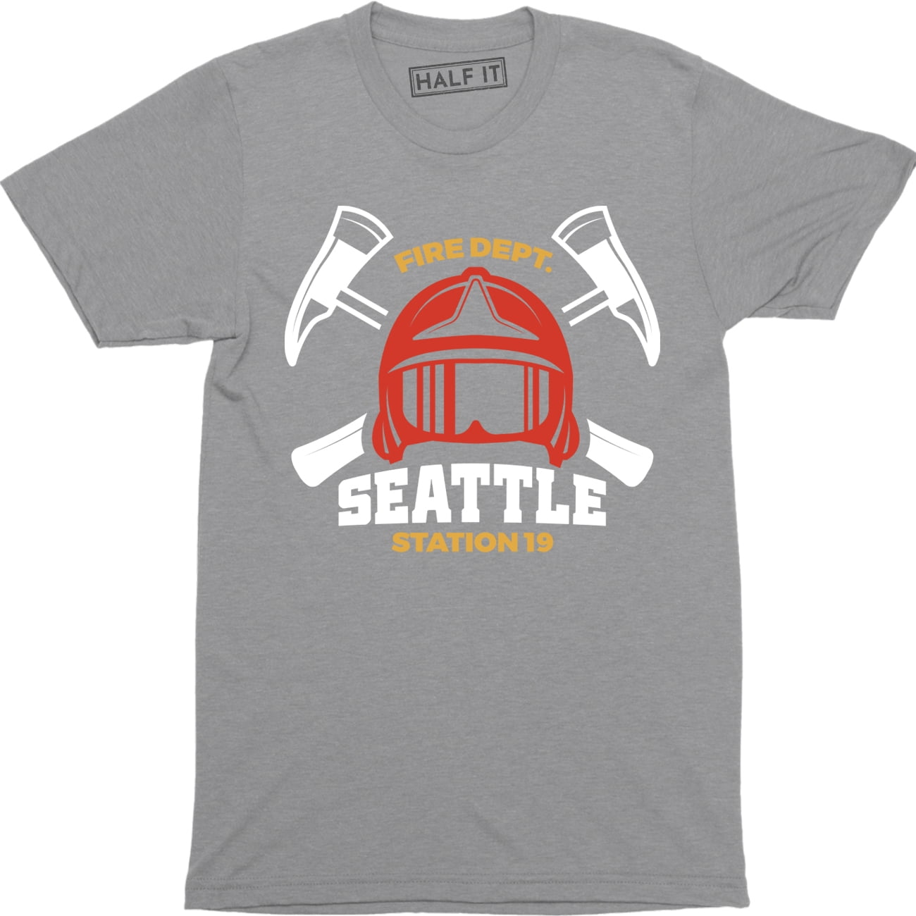 Seattle Fire Department Firefighter Station 19 TV Series Men's T-Shirt ...