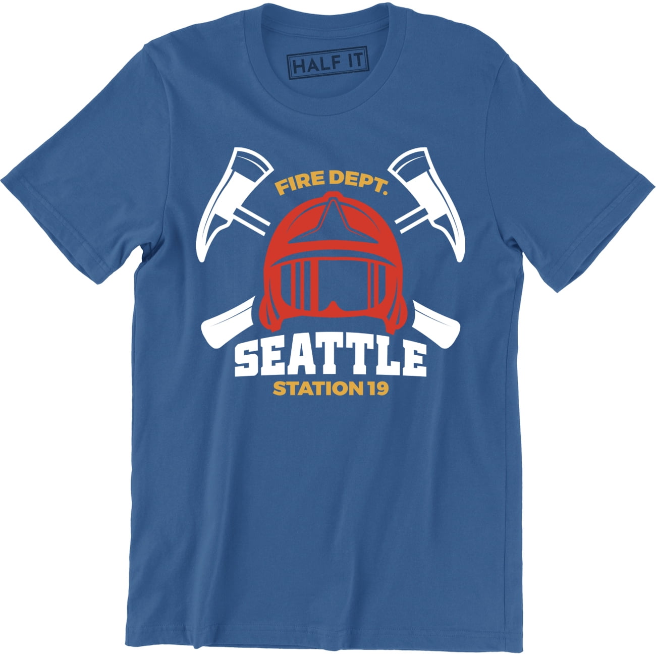 Seattle Fire Department Firefighter Station 19 TV Series Men's T-Shirt ...
