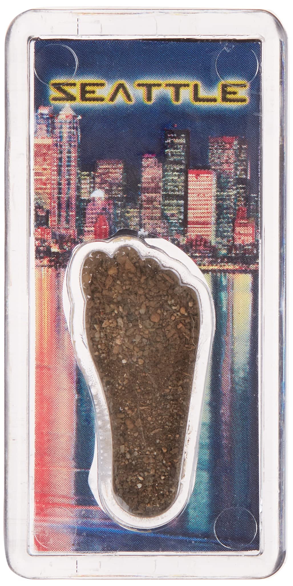 Seattle FootWhere Fridge Magnet. (SEA201 - Nightsky) Authentic ...