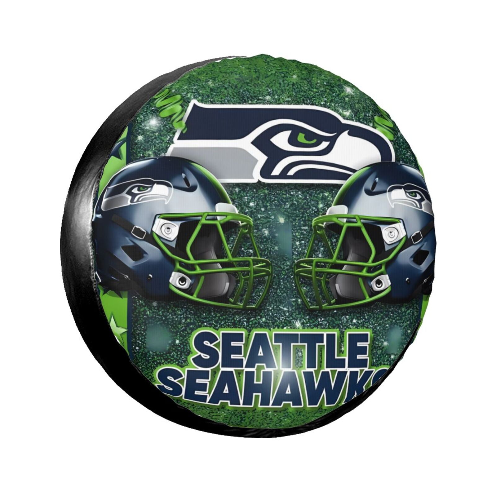 Seattle ‌Football Fan Print Spare Tire Cover – Durable Polyester Tire ...