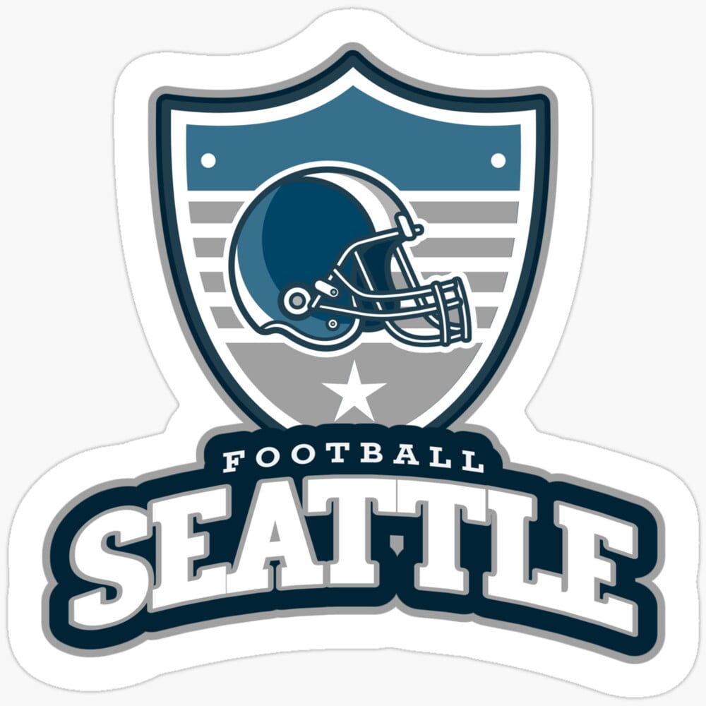 Seattle Football Helmet Sticker Baseball Sticker, Football Sticker ...