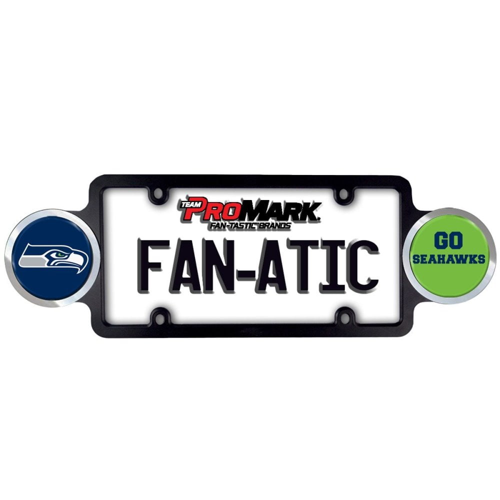 Seattle Football Seahawks Automotive License Plate Frame with Team ...