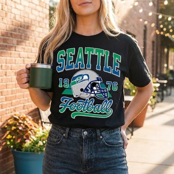 Seattle Football Seahawks T-shirt | Seahawks Fan Gear | 2026 Football ...