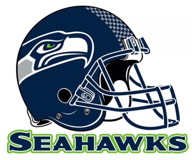Seattle Football Team Helmet Logo Sticker Baseball Sticker, Football ...
