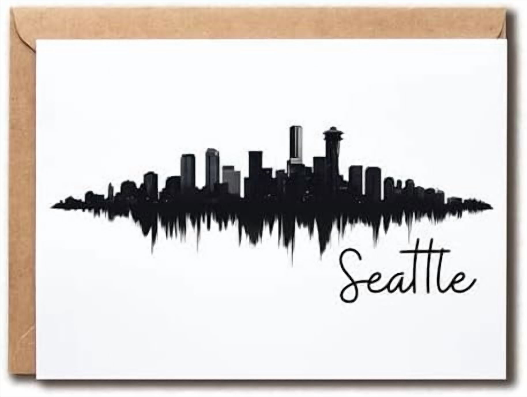 Seattle Greeting Card - Seattle Birthday Card - Happy Birthday Card ...