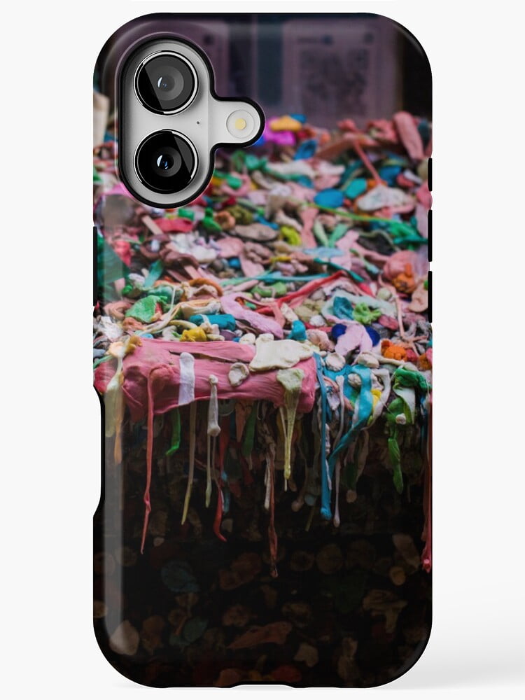 Seattle Gum Wall Urban Street Mural Artwork For iPhone 11-17 Pro Max ...