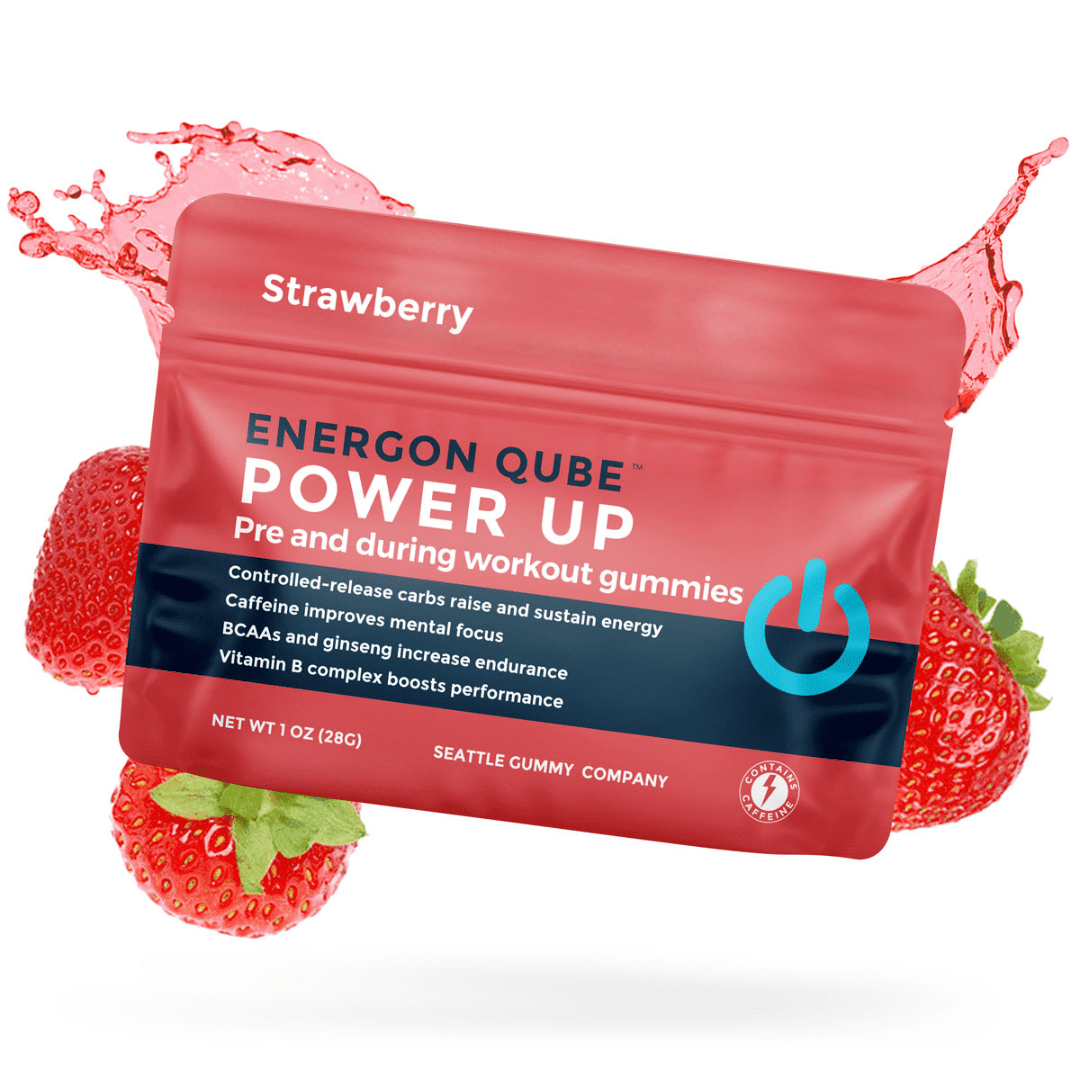 Seattle Gummy Company Power Up Pre and During Workout Gummies, 12-Pack ...