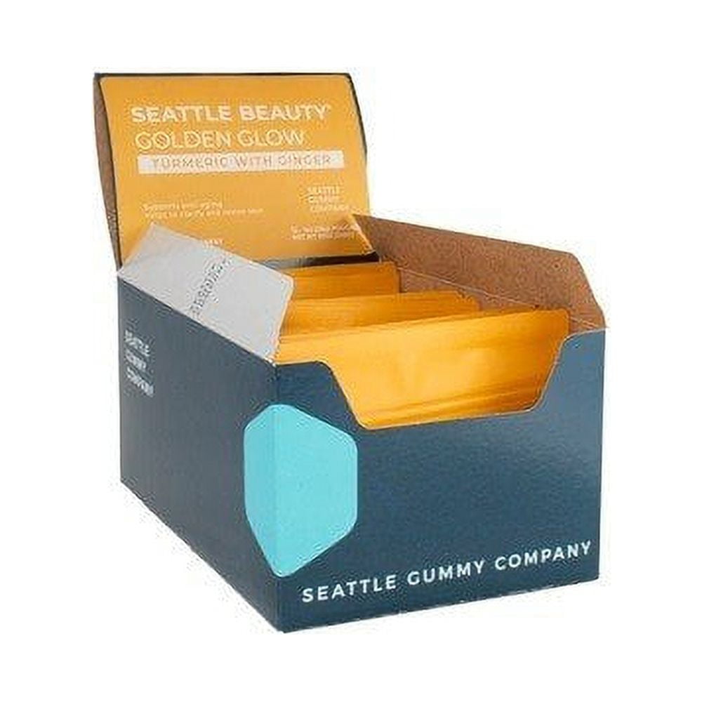 Seattle Gummy Company Seattle Beauty Turmeric & Ginger Golden Glow-Box ...