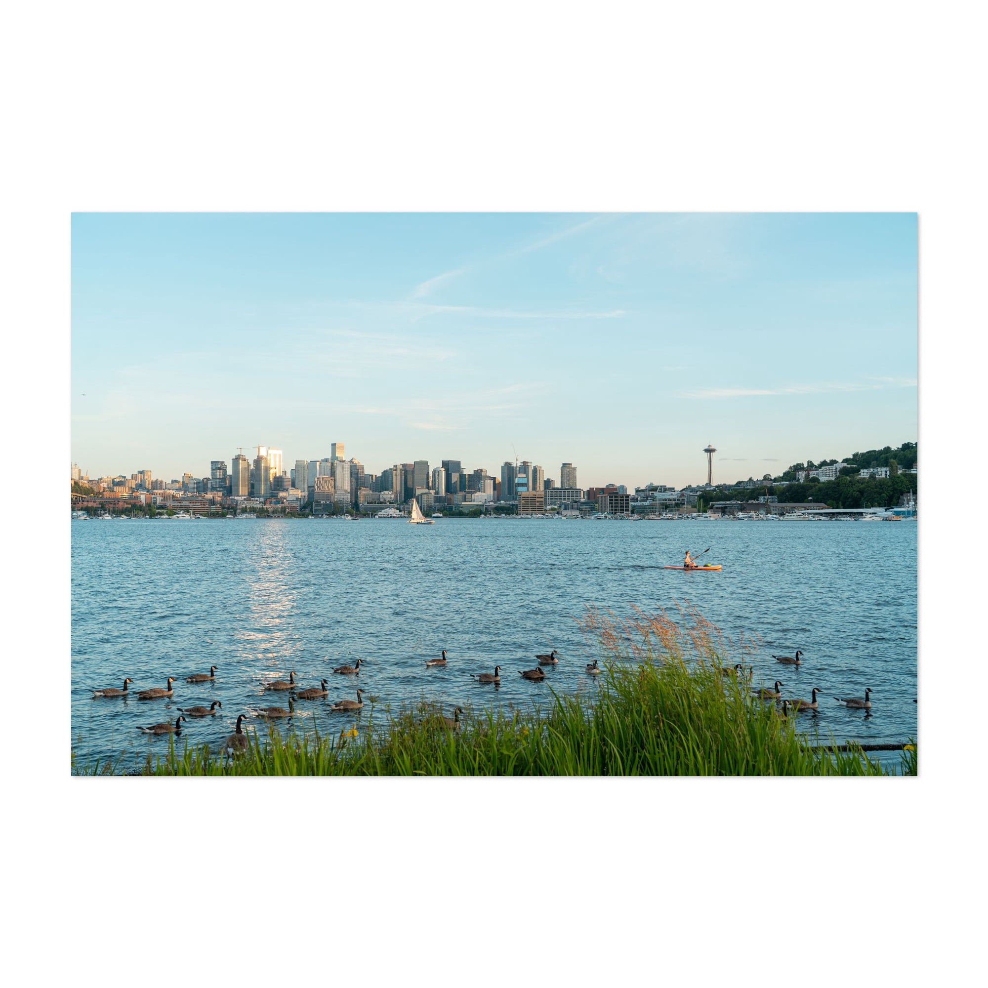 Seattle Lake Union - Seattle Washington Photography Cityscape Skyline ...