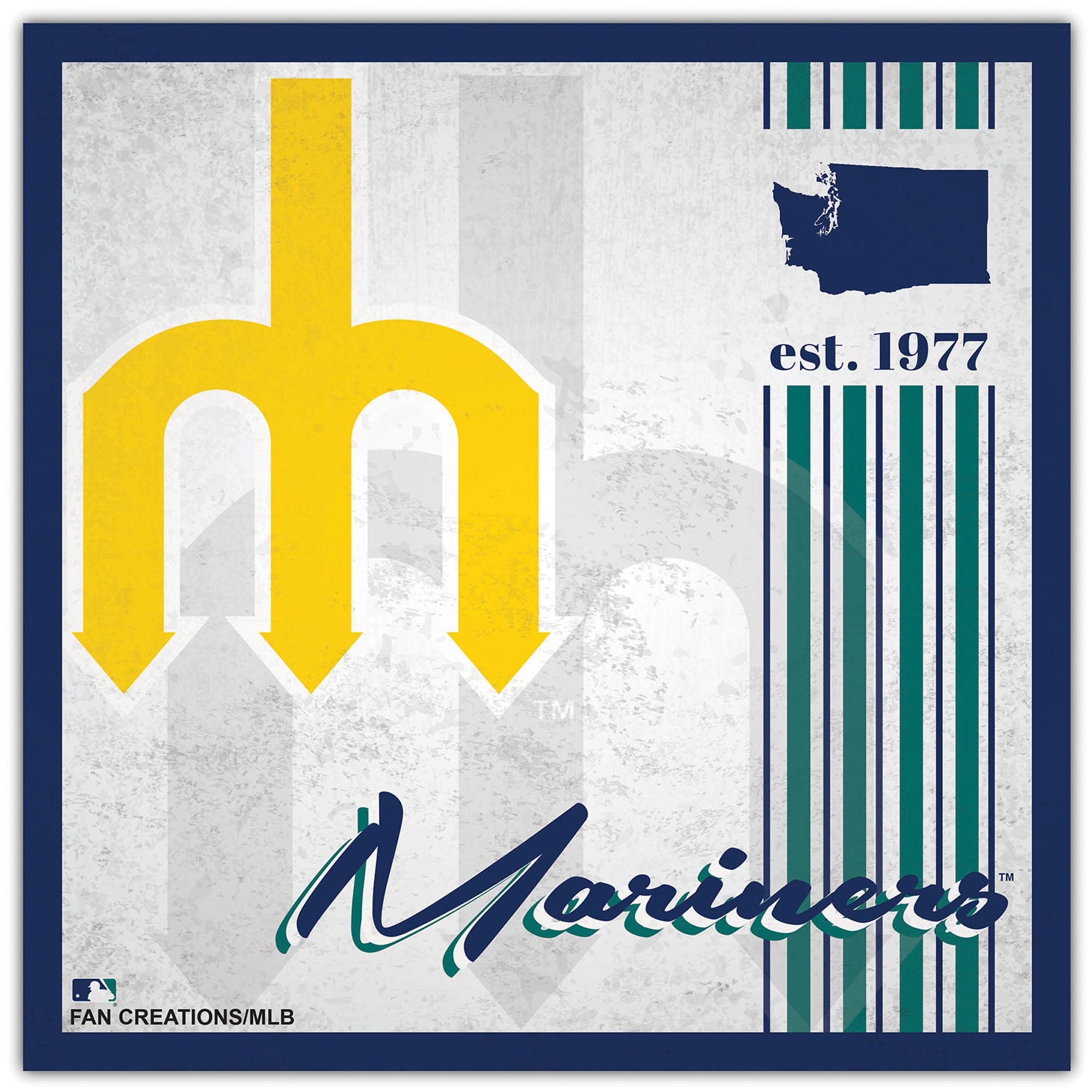 Seattle Mariners 10" x 10" Greatest Hits Team Sign - Walmart.com