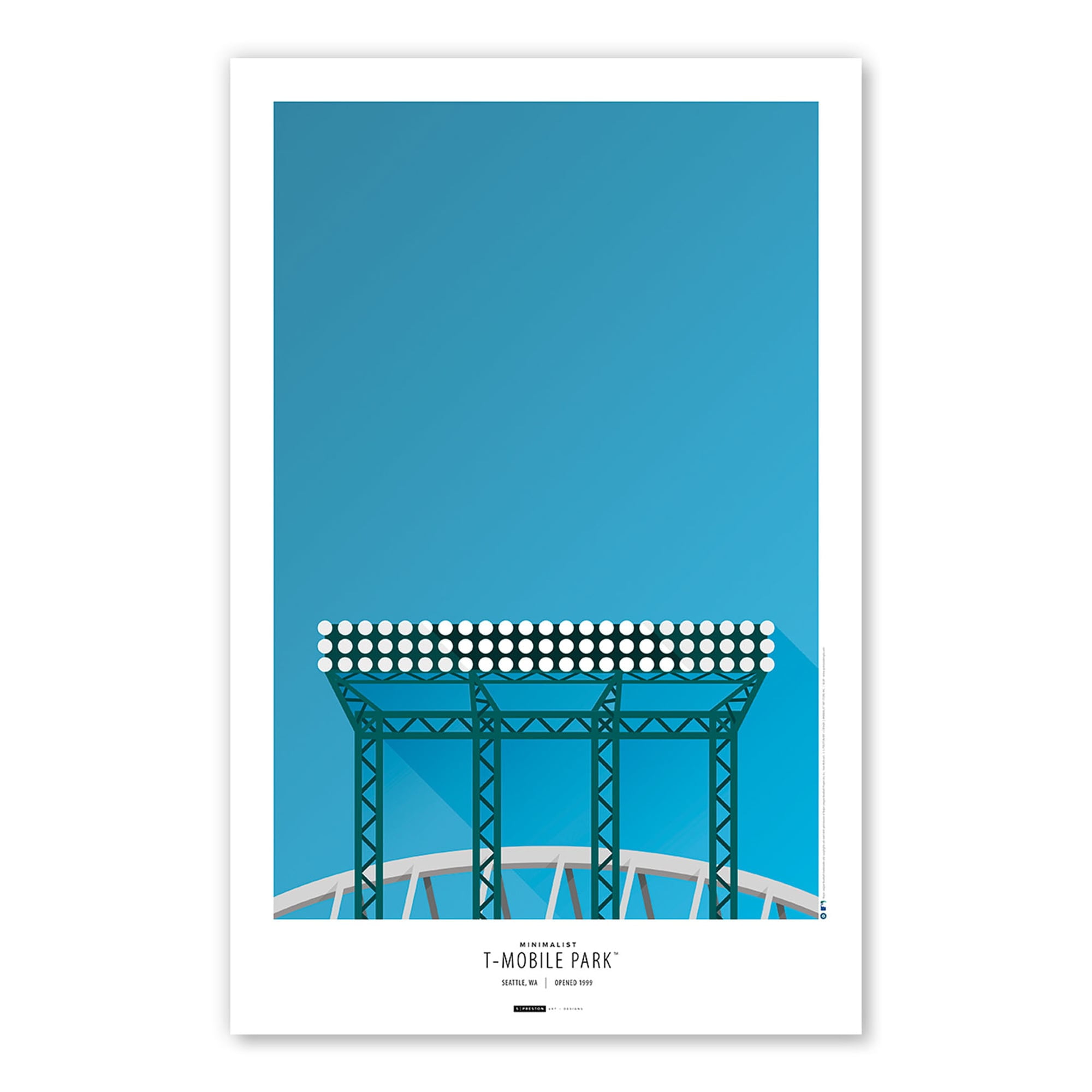 Seattle Mariners 11'' x 17'' Stadium Art Poster - Walmart.com