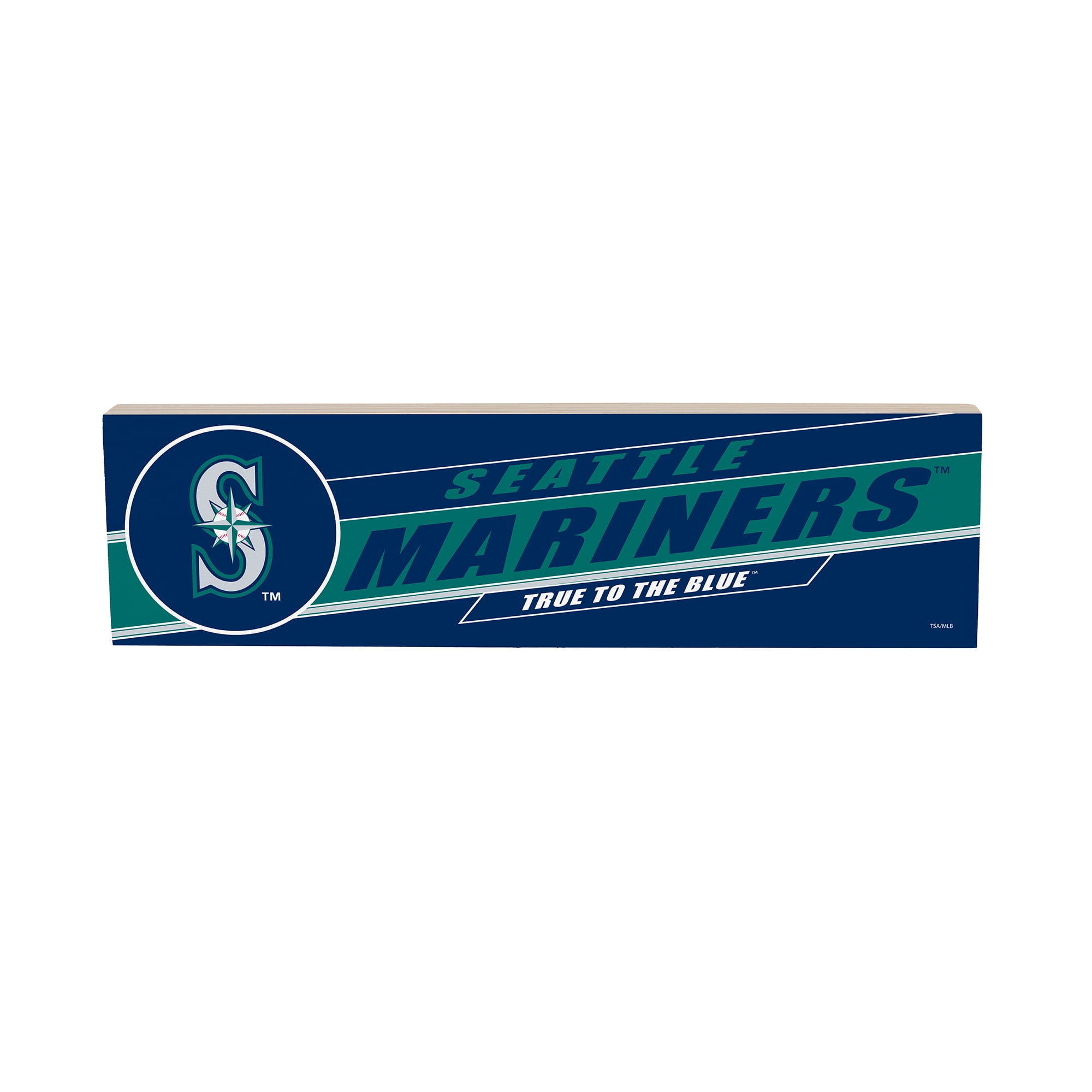 Seattle Mariners 5" x 18" Shadow Logo Wood Mantle Sign - Walmart.com