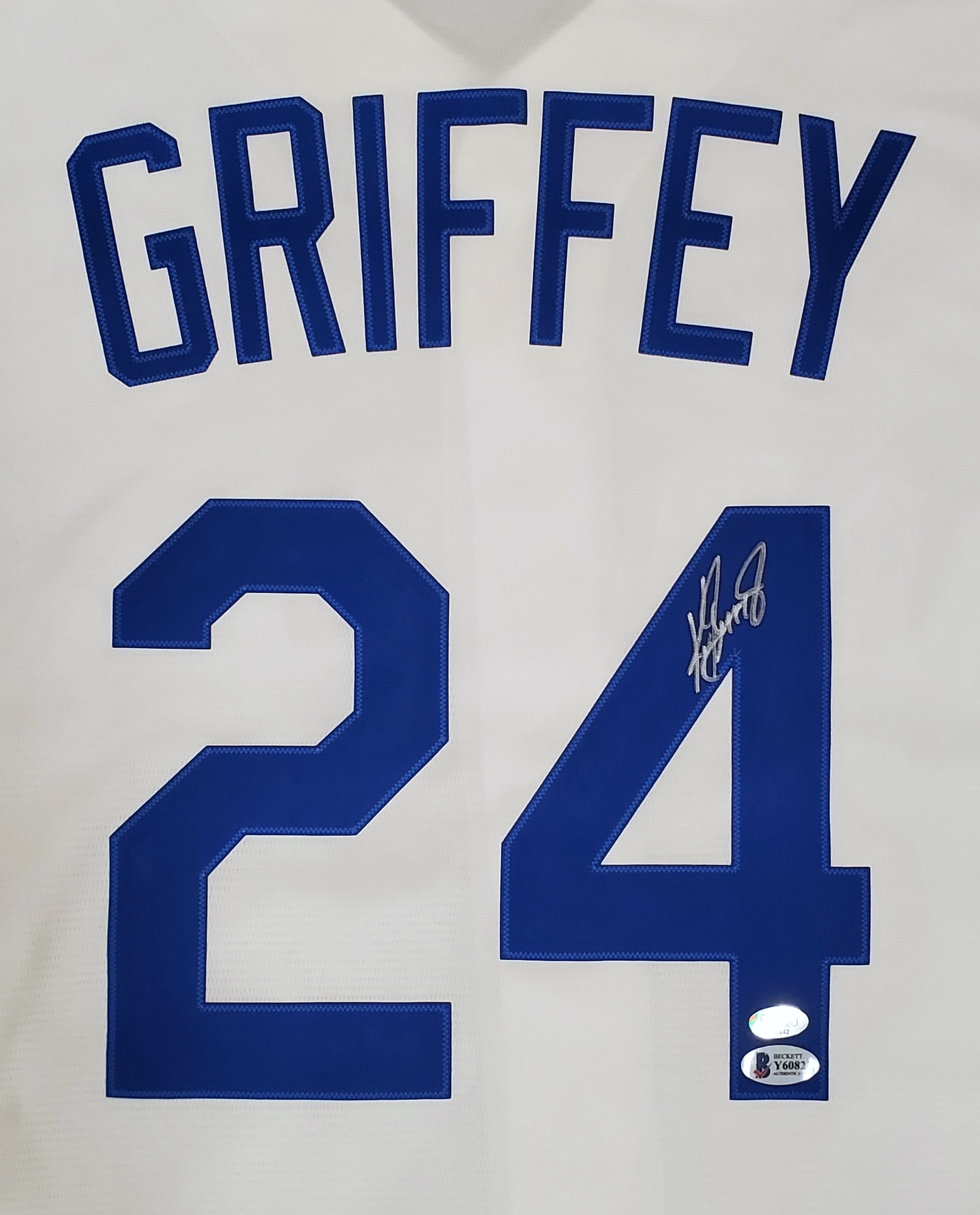 Seattle Mariners Ken Griffey Jr. Autographed White Nike Throwback ...