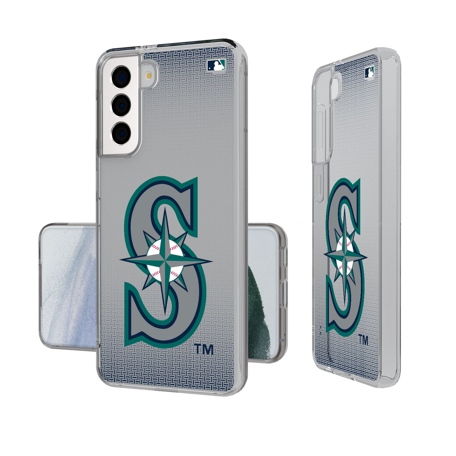 Seattle Mariners Linen Logo Galaxy Clear Case - Walmart.com