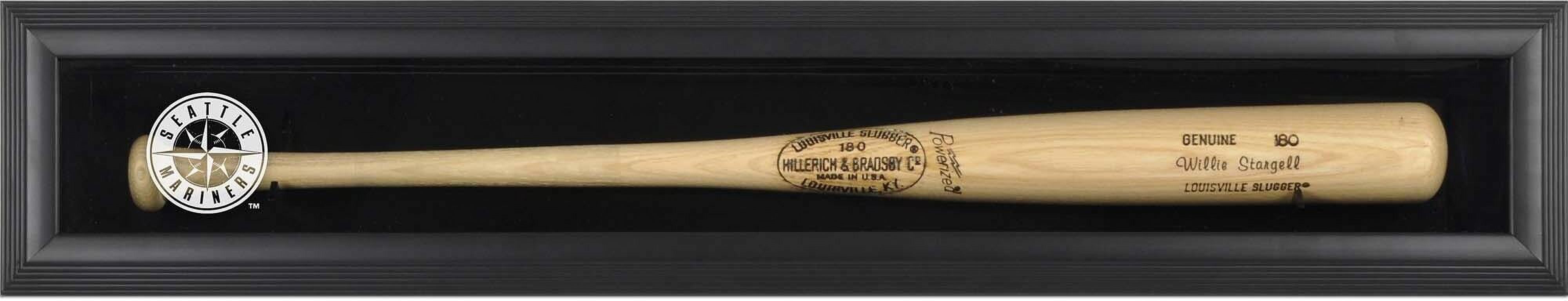 Seattle Mariners Logo Black Framed Single Bat Display Case - Walmart.com