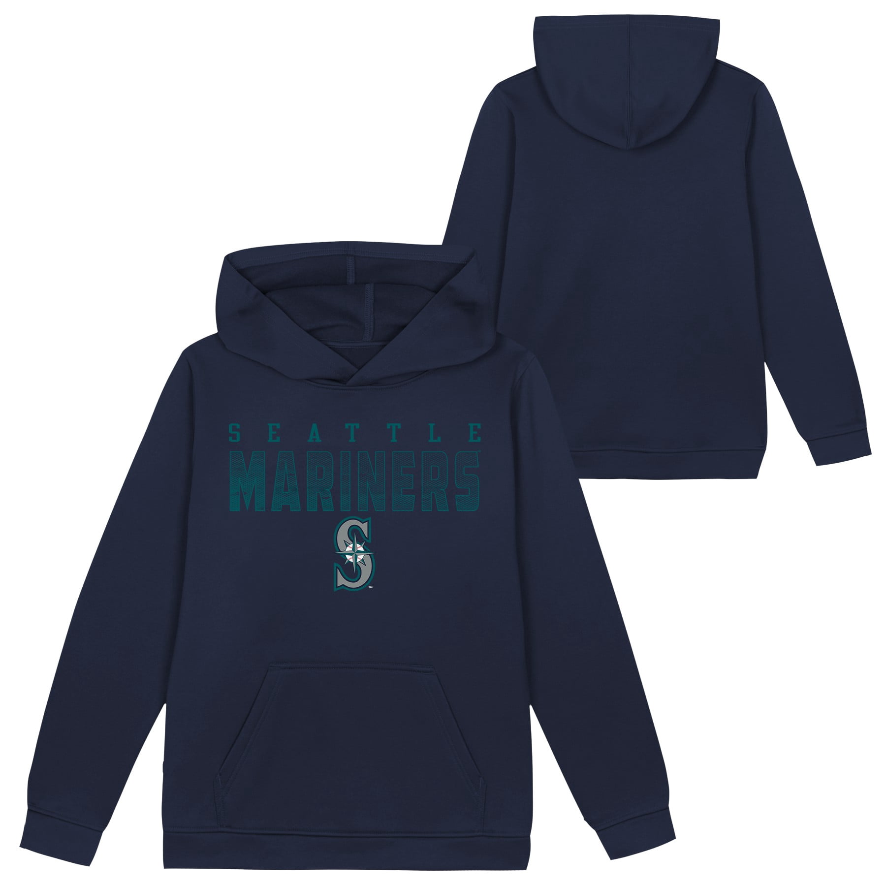 Seattle Mariners MLB Boys Long-Sleeve Fleece Top - Walmart.com