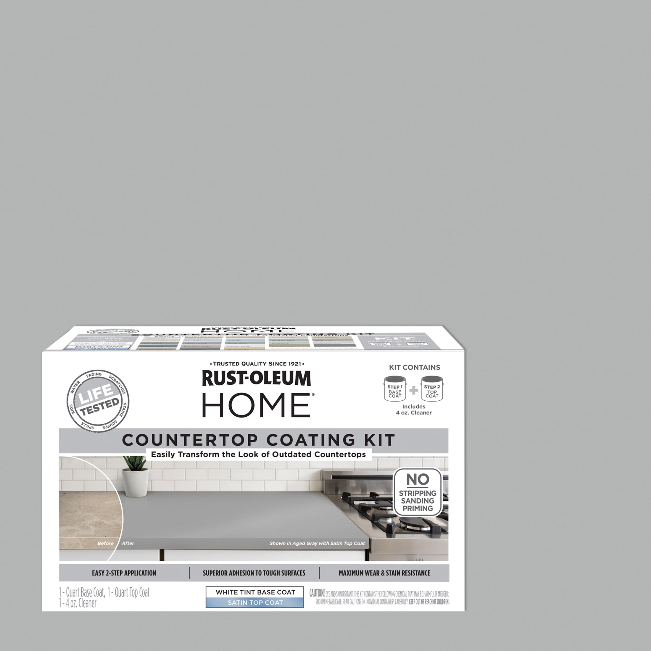 Seattle Mist, Rust-Oleum HOME Countertop Satin Coating Kit-38496218T ...