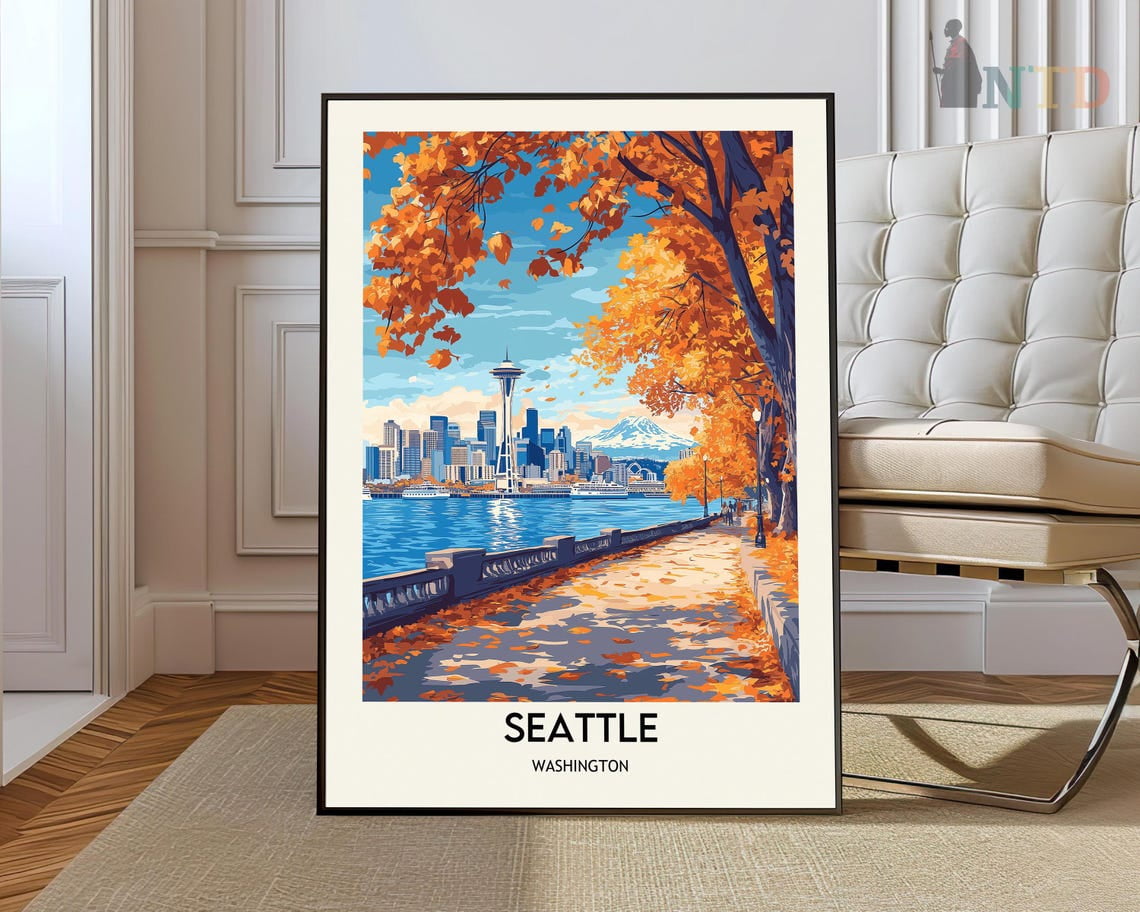 Seattle Print, Seattleseattle Poster, Seattle Photo, Seattle Poster ...